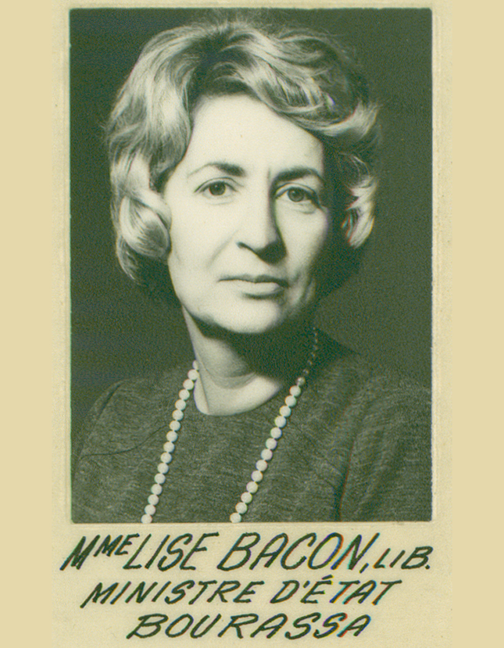 Lise Bacon – PREMIÈRE LECTURE